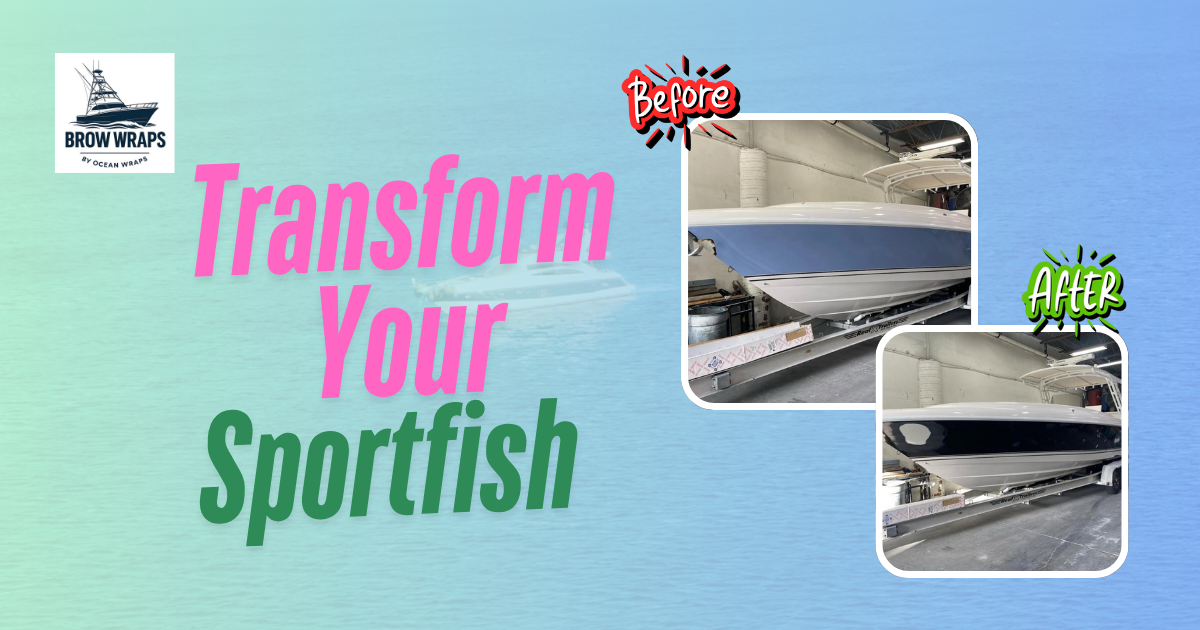 Custom Boat Brow Wraps in South Florida - From Port St. Lucie to Miami ...